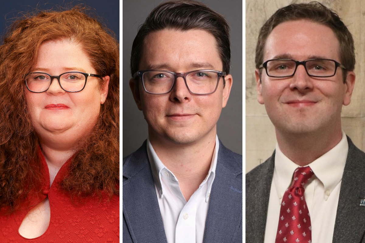 Grid of three Libraries employee headshots